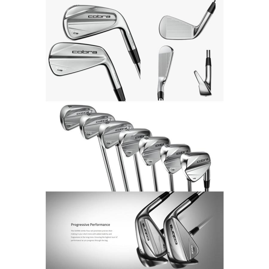 COBRA（コブラ） (レフティモデル)Cobra Golf KING Forged CB/MB Flow Set Iron キング ...