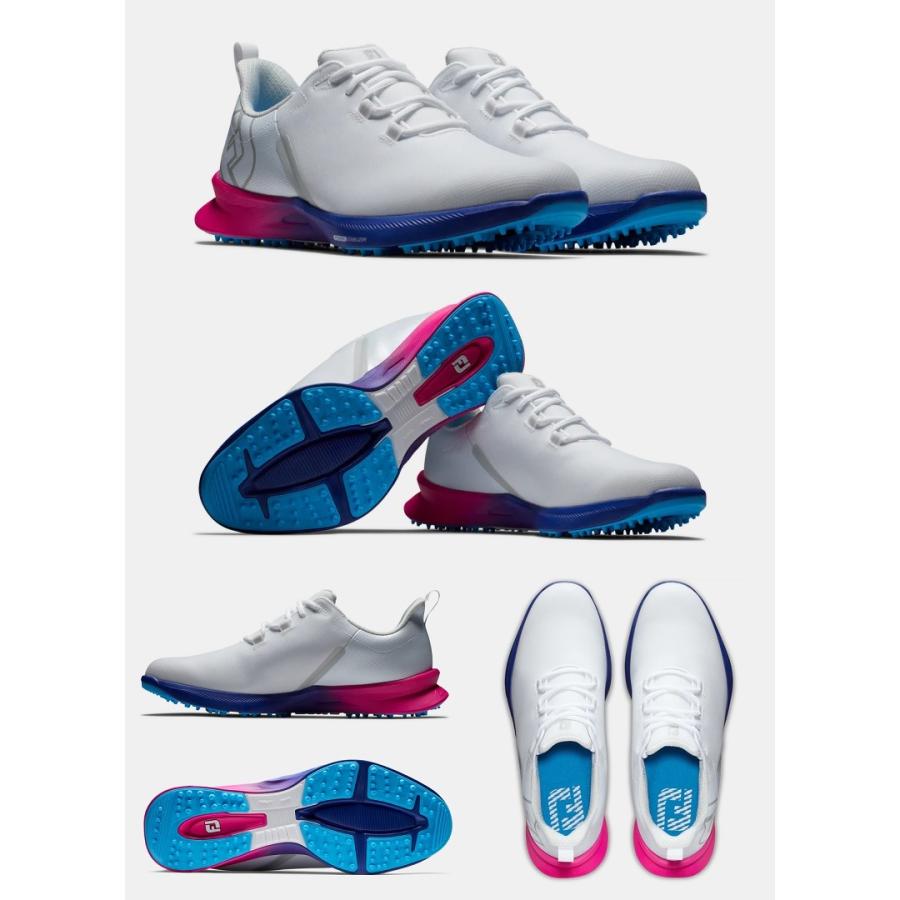 FootJoy FJ Fuel Sport Golf Shoes - White / Pink フットジョイ フューエル スポーツ ゴルフ ...