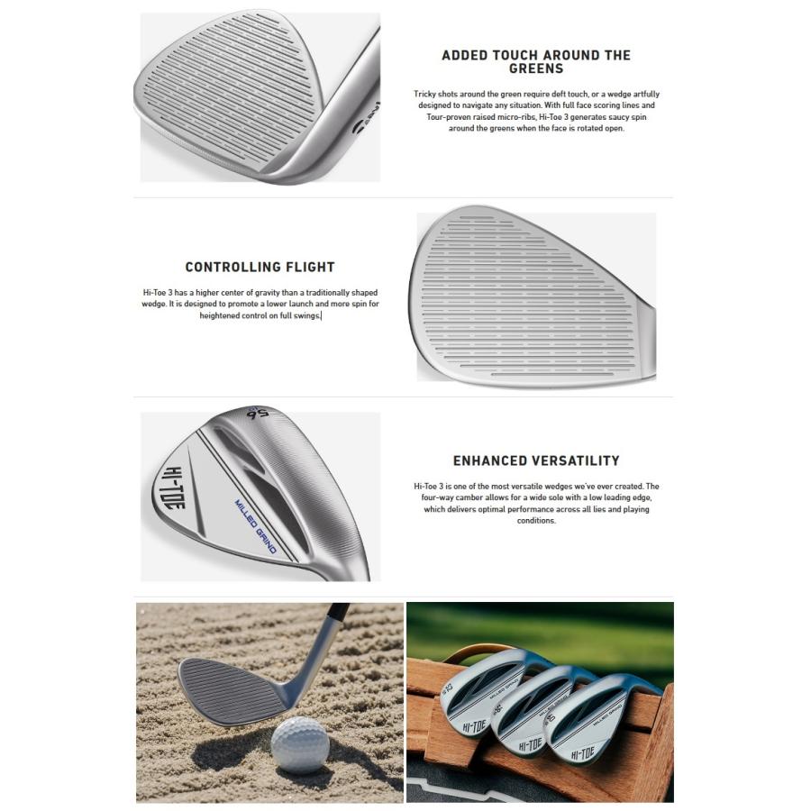 TaylorMade 在庫あり！TaylorMade Milled Grind Hi-Toe 3 Chrome Wedge テーラーメイド ...
