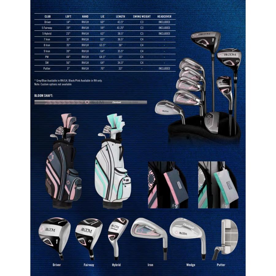 Cleveland Golf Women's Bloom Complete Set クリーブランド ウーマンズ ブルーム コンプリート セット ...