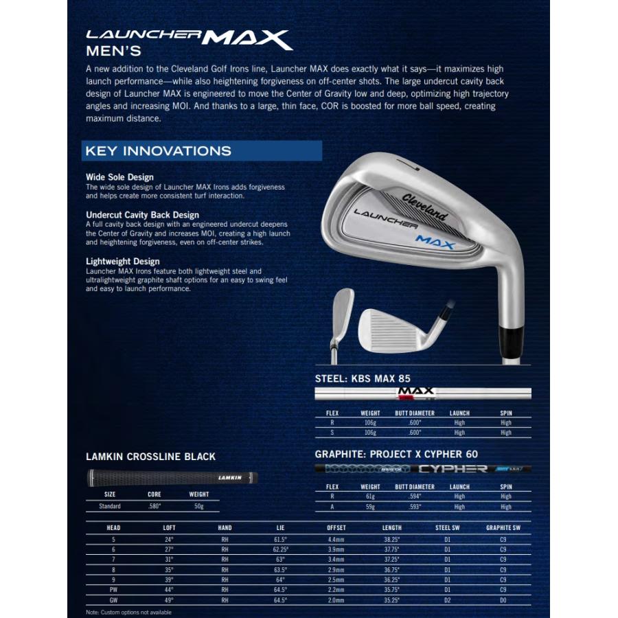 Cleveland Golf（クリーブランドゴルフ） Cleveland Golf Launcher MAX Iron ランチャー マックス ...
