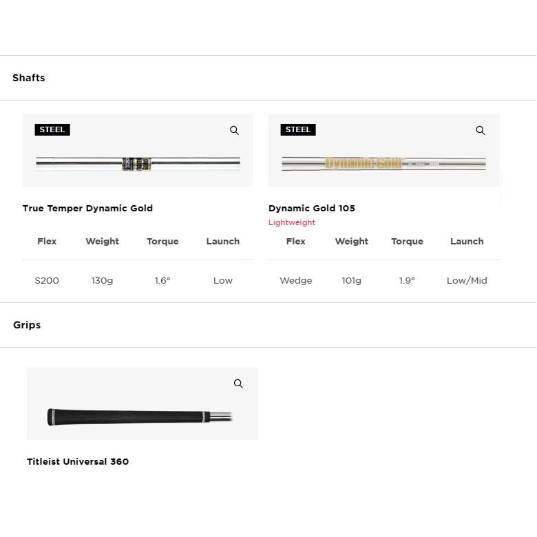Titleist Vokey SM10 Raw Wedge タイトリスト ボーケイ SM10 ロウ ウェッジ メーカーカスタムシャフトモデル ...