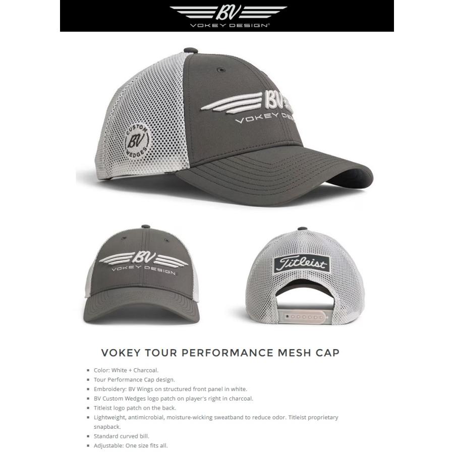 VOKEY DESIGN Titleist Vokey Tour Performance Mesh Cap タイトリスト ボーケイ ツアー パフォーマンス メッシュ キャップ 220025 ...
