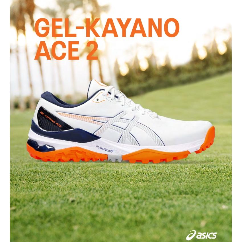PUMA Asics Gel‐Kayano Ace 2 Wide Size Golf Shoes アシックス ゲル カヤノ エース ワイドサイズ ゴルフ シューズ 1111A242 : プロ ...