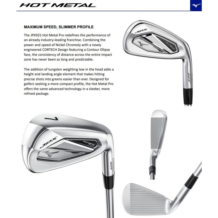 MIZUNO (単品アイアン) Mizuno USA JPX925 Hot Metal Pro Iron ミズノUSA JPX 925 ホットメタル プロ 単品アイアン メーカーカスタム ...