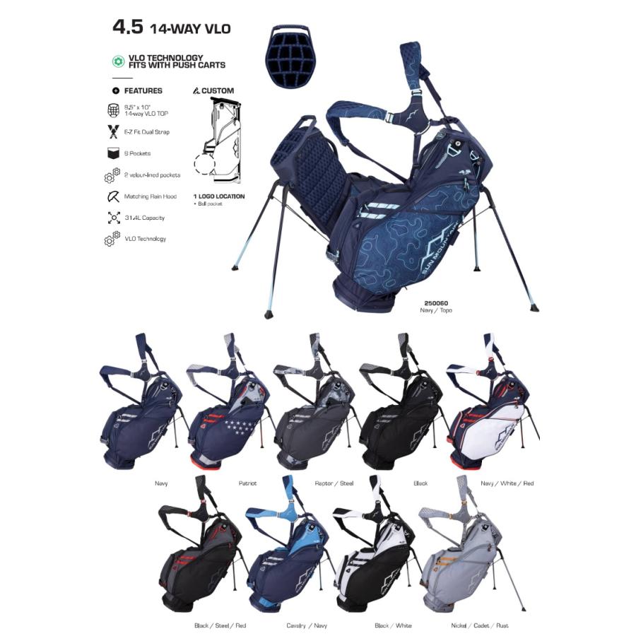 SUN MOUNTAIN Sun Mountain 4.5LS 14-Way VLO Stand Bag サン マウンテン 2025 フォー ...