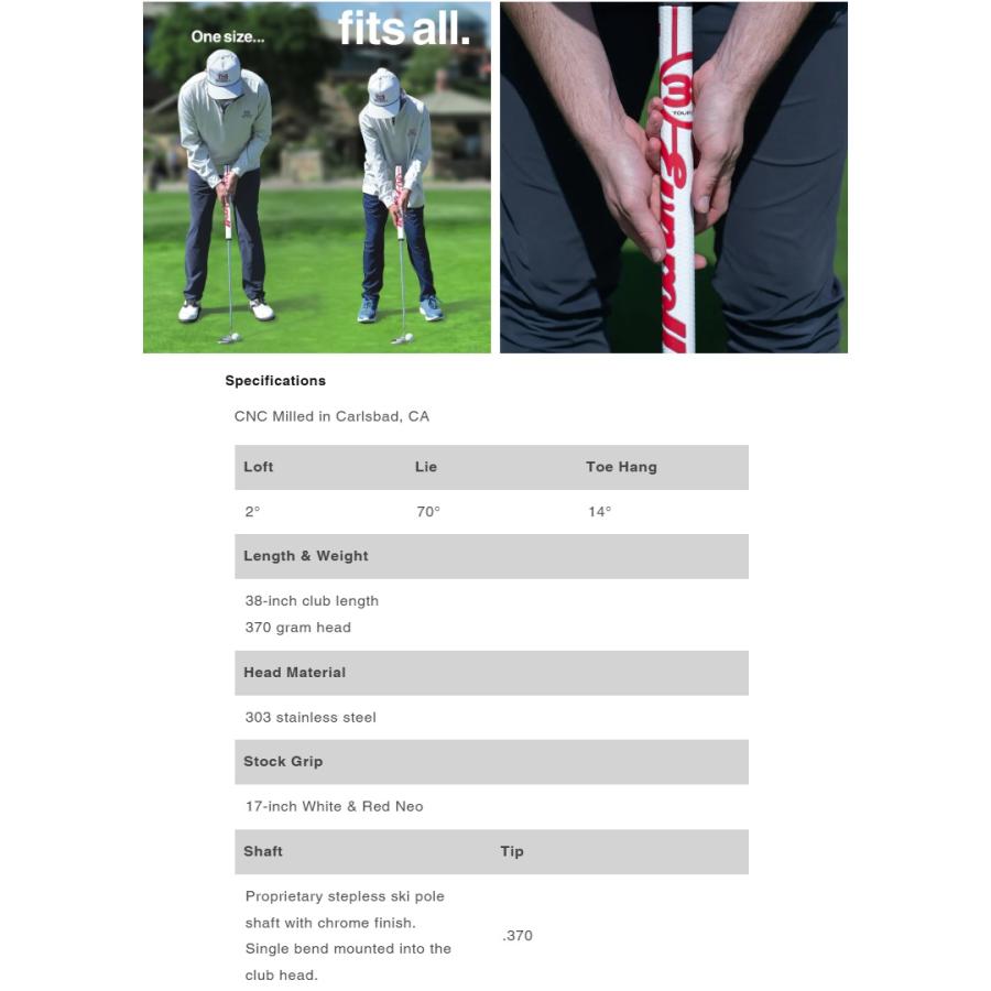 EVNROLL Evnroll 38" Tour Spec ER8 Triple Black Putter イーブンロール ツアースペック ...