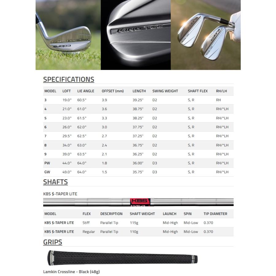 COBRA（コブラ） (単品アイアン) Cobra Golf 2025 King Tec Iron