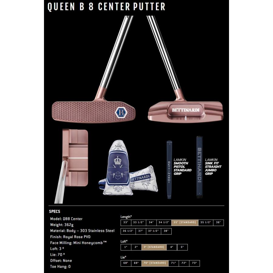 BETTINARDI（ベティナルディ） Bettinardi 2025 Queen B 8 Center