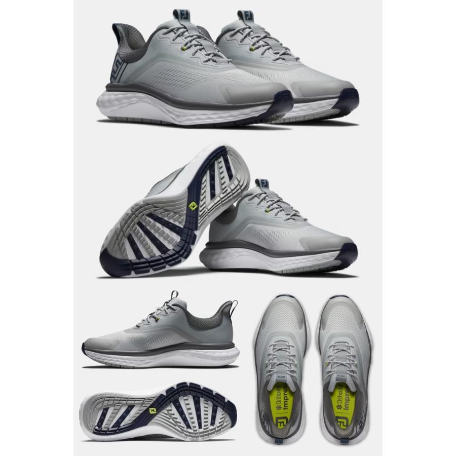 FootJoy Quantum Golf Shoes (Grey / White Blue) フットジョイ クオンタム ゴルフ シューズ ...