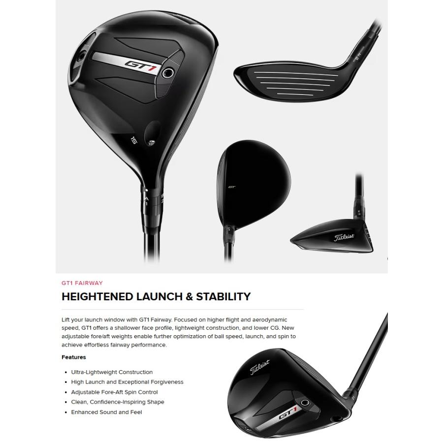 Titleist GT1 Fairway Wood タイトリスト フェアウェイウッド メーカーカスタムシャフトモデル : プロラインGolf - 通販 - Yahoo!ショッピング