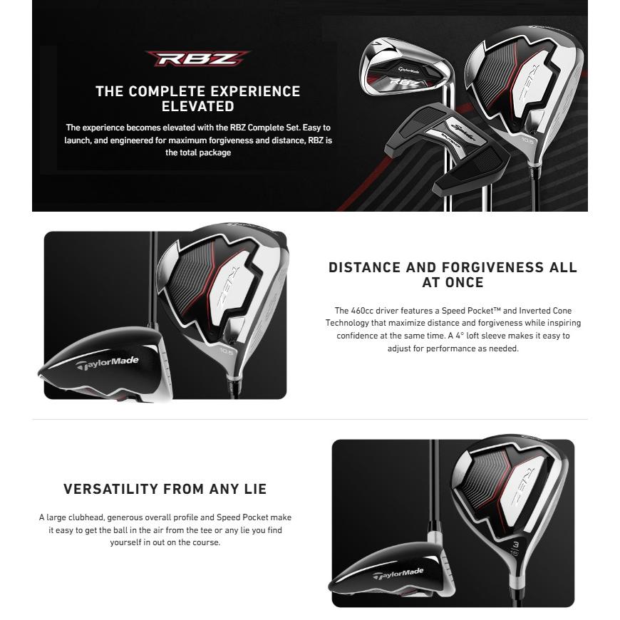 TaylorMade (レフティモデル) RBZ Complete Set テーラーメイド コンプリート セット : プロラインGolf - 通販 - Yahoo!ショッピング