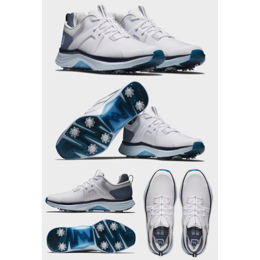 FootJoy HyperFlex Golf Shoes (White / Blue) フットジョイ ハイパーフレックス ゴルフ シューズ 55471 : プロラインGolf - 通販 ...