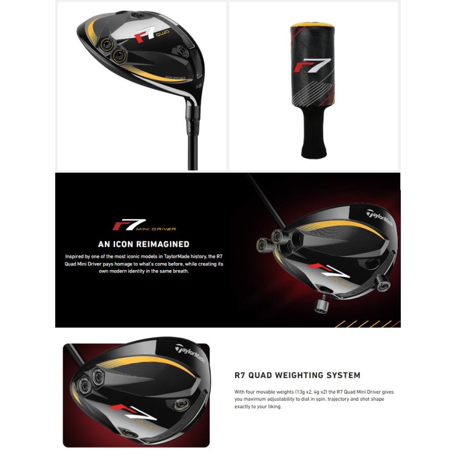 TaylorMade Taylor Made R7 Quad Mini Driver テーラーメイド クワッド ミニ ドライバー メーカー ...