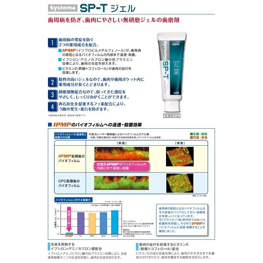 最大55%OFFクーポン ライオン システマ SP-Tジェル85g 小型便5本まで yoshiyuki0804.sub.jp