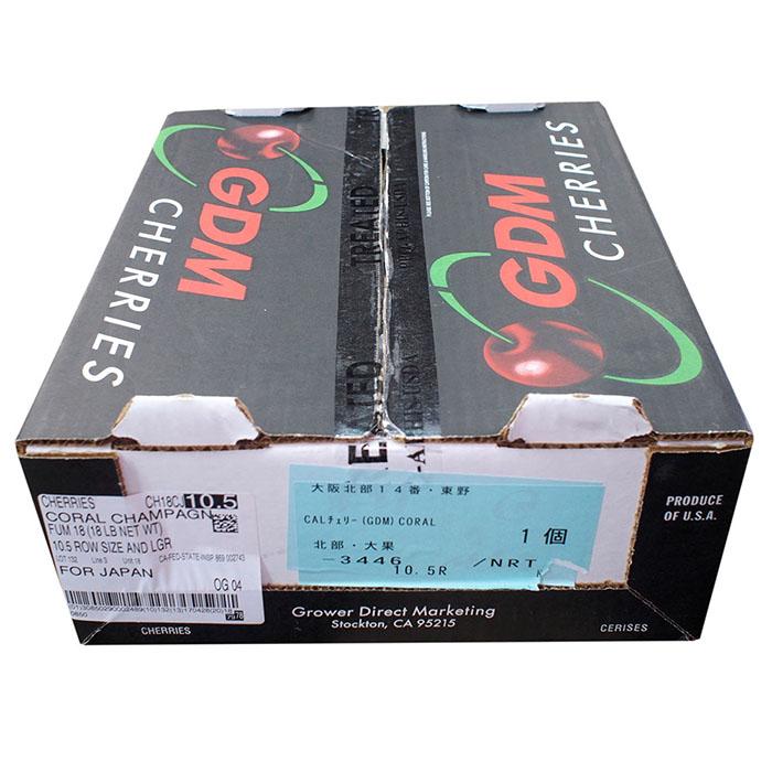 アメリカ産 アメリカンチェリーBing 大サイズ（10.5R）約8.2kg : 生鮮卸売市場 - 通販 - Yahoo!ショッピング