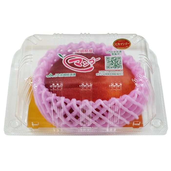宮崎県産 完熟マンゴー 3L〜4Lサイズ 1玉入り （1パック） : 11610170-1 : 生鮮卸売市場 - 通販 - Yahoo!ショッピング