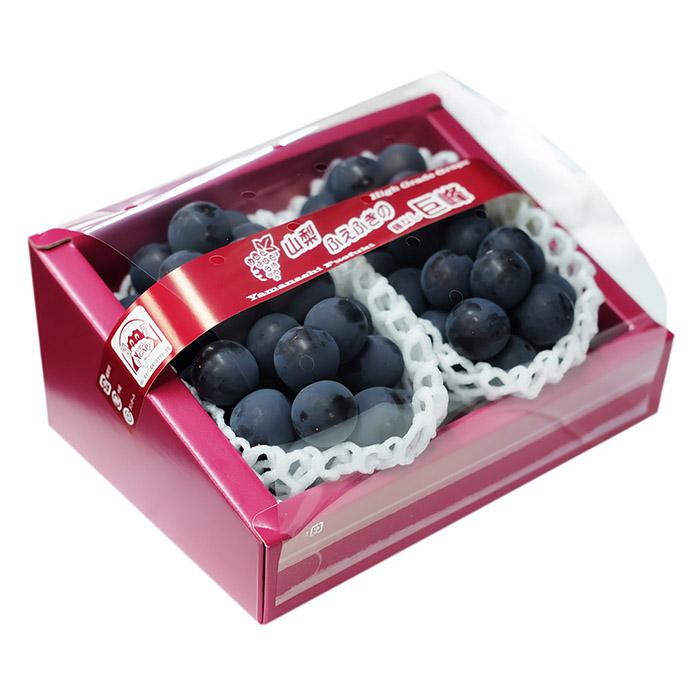 山梨県産 匠の葡萄 種なし巨峰 2房入り 約800g〜1kg （化粧箱） 種無し 巨峰 ギフト用 ぶどう : 生鮮卸売市場 - 通販 - Yahoo!ショッピング