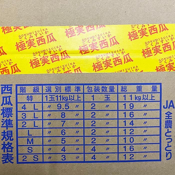 鳥取県産 倉吉すいか 鳥取西瓜 （抑制スイカ） 秀品 3Lサイズ 2玉入り （約8〜9kg×2玉） 箱 国産 すいか : 生鮮卸売市場 - 通販 - Yahoo!ショッピング