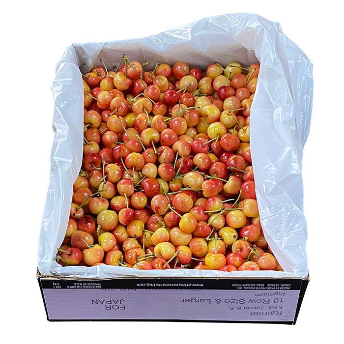 アメリカ産 アメリカンチェリー RAINIER（レイニア）種 4kg : 生鮮卸売市場 - 通販 - Yahoo!ショッピング