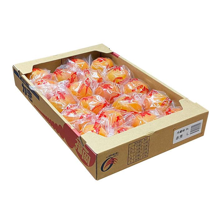 福岡県産 冷蔵柿 富有柿 秀品 L〜2Lサイズ 5kg（箱） : 生鮮卸売市場 - 通販 - Yahoo!ショッピング
