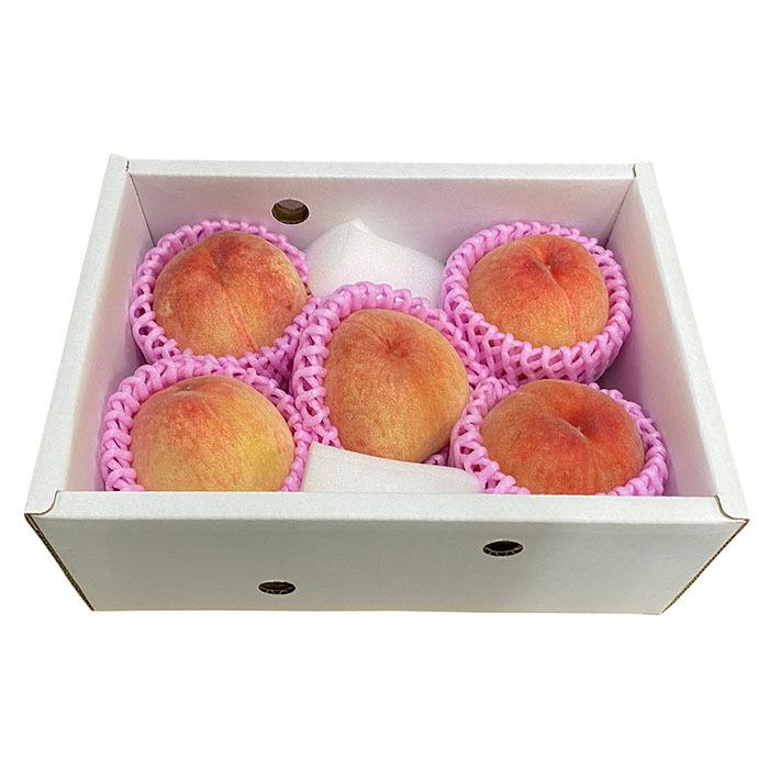 佐賀県産 温室桃 秀品 5〜6玉入（化粧箱） : 生鮮卸売市場 - 通販 - Yahoo!ショッピング