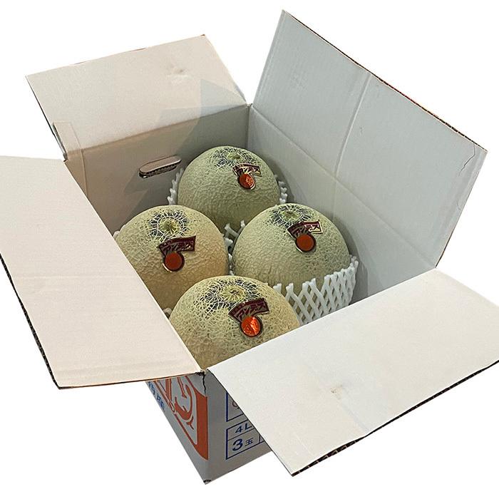 山形県産 アンデスメロン 秀品 2L〜3Lサイズ 4〜5玉入り （箱） : 生鮮卸売市場 - 通販 - Yahoo!ショッピング