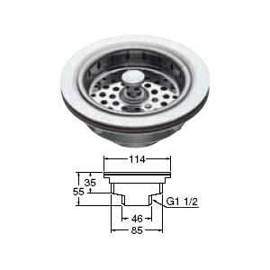 SANEI 三栄水栓 流し排水栓 H62-L :H62-L:プロマート Yahoo!店 - 通販 - Yahoo!ショッピング