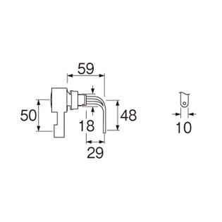 SANEI（水栓金具） SANEI 三栄水栓 ロータンクレバー PH84-17X : プロマート Yahoo!店 - 通販 - Yahoo!ショッピング