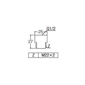SANEI（水栓金具） SANEI 三栄水栓 シャワアダプター PT250-3 : プロマート Yahoo!店 - 通販 - Yahoo!ショッピング
