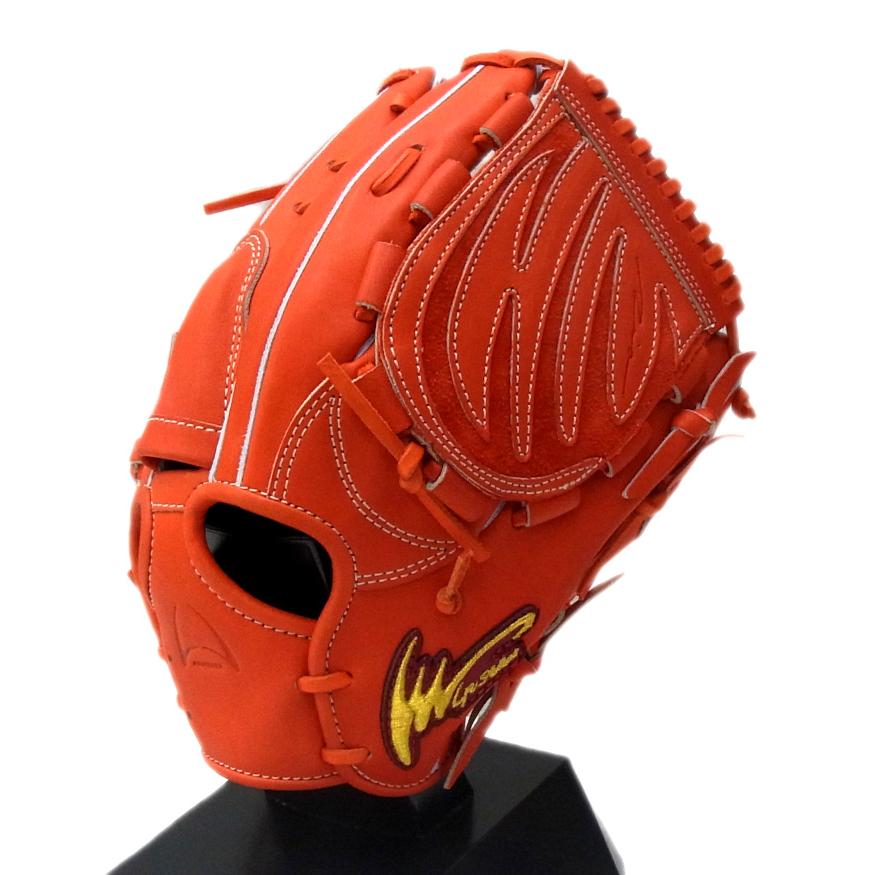 アイピーセレクト ip select (アイピーセレクト) 一般硬式グラブ アルモニーア 投手用 Relacion 〜レラシオン(関係)〜 右投げ用 赤オレンジ Ip.01AR-Ec ...