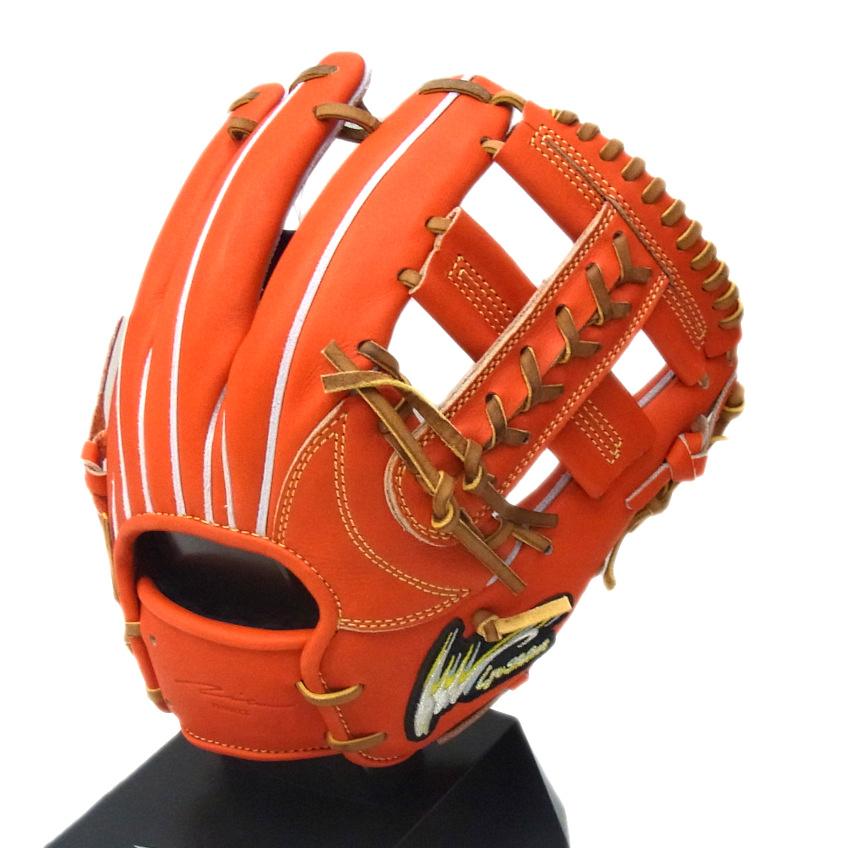 アイピーセレクト ip select (アイピーセレクト) 一般硬式グラブ プログレスコレクション 内野手用（オールポジション） 赤オレンジ×タン Ip.042-Pc (Ip042-Pc ...