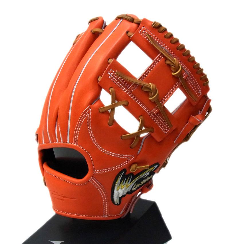 アイピーセレクト ip select (アイピーセレクト) 一般硬式グラブ 内野手用（オールポジション） Orgullo 〜オルグージョ(誇り)〜 赤オレンジ×タン Ip.055-Lc ...