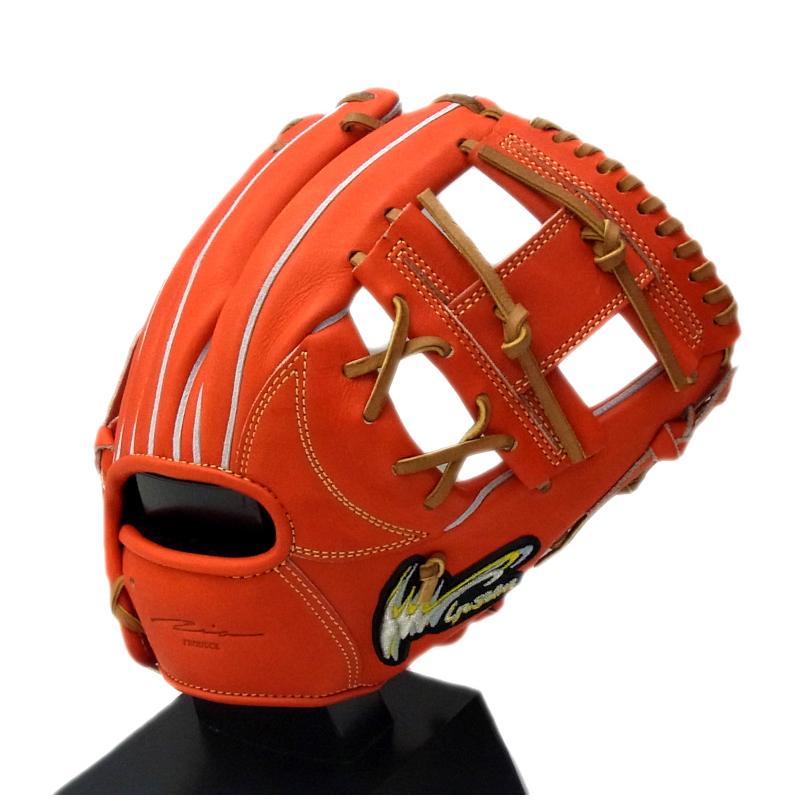 アイピーセレクト ip select (アイピーセレクト) 一般硬式グラブ プログレスコレクション 内野手用（オールポジション） 右投げ用 赤オレンジ×タン Ip.RD-Pc (IpRD-Pc ...