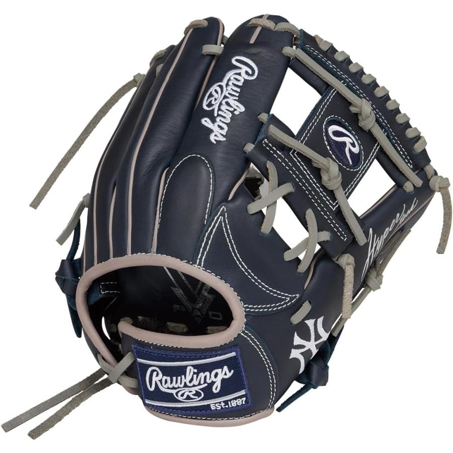 Rawlings Rawlings(ローリングス) ジュニア用 軟式グラブ HYPER TECH MLB TEAM オールラウンド用 右投げ用 （NYY） GJ5HTMG9M : ナカスポ ...