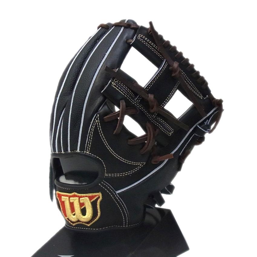 Wilson Wilson(ウイルソン) 一般硬式グラブ ウイルソンスタッフ DUAL 内野手用 DS型 右投げ用 ブラックSS ...