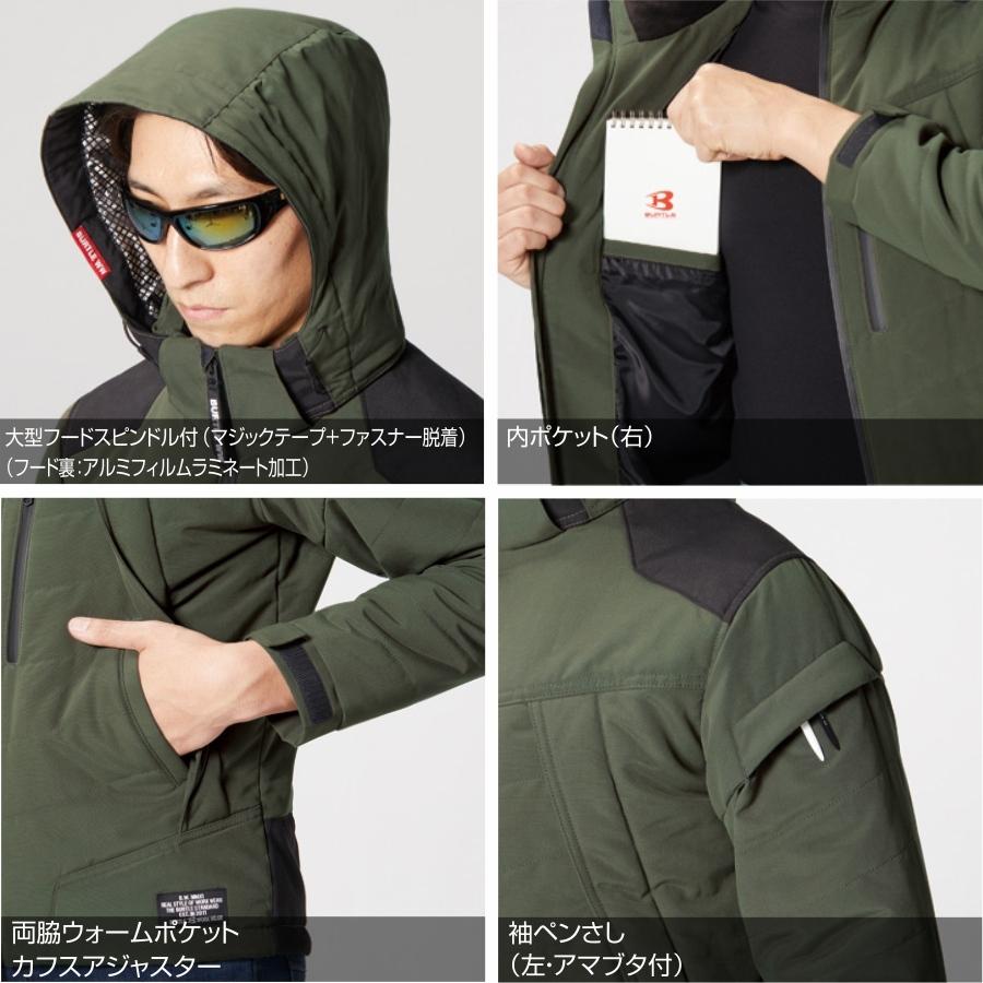 BURTLE（バートル） サーモクラフト対応防寒ジャケット 5270 単品 電熱ウェア 防風 ブルゾン ジャンパー THERMO CRAFT 作業服 プロノ : プロノ Yahoo ...