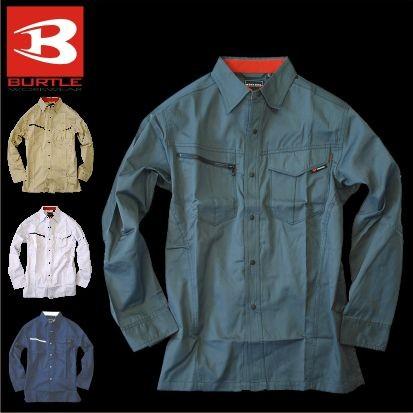 4L BURTLE 国産生地ワークシャツ 長袖 6083 2016 WEX 作業服 : プロノ Yahoo!ショッピング店 - 通販 - Yahoo!ショッピング