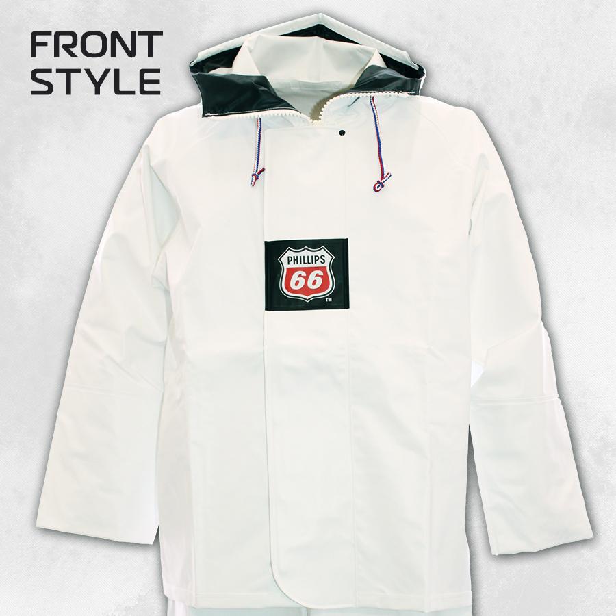 【5L】「PHILLIPS66 (フィリップスロクロク)」ハイブリッド水産レインジャケット/PH66-1703/水産 完全防水 軽量 油に強い 国産 ウェルダー 漁師 釣り : プロノ ...