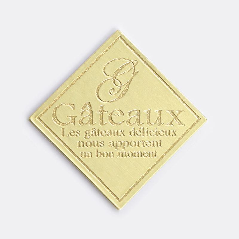 cotta ケーキピック 角G-1 353 金 100枚 : シモジマ Yahoo!店 - 通販 - Yahoo!ショッピング