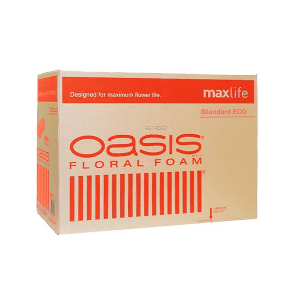 スミザーズ オアシス ジャパン フローラルフォーム K0606 オアシスブラックエコ スタンダード 1箱(48個入) K-0606 ブリック ...
