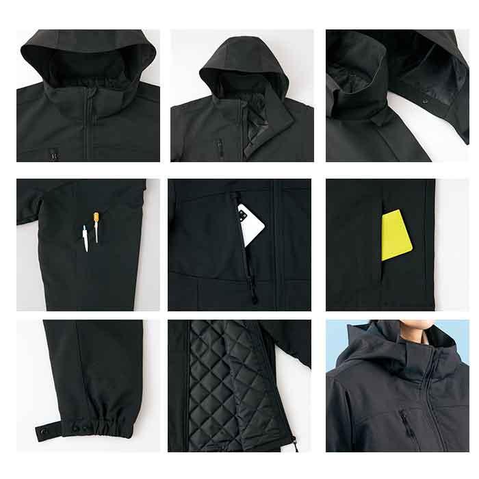 アイトス 法人のみ AITOZ(/AL) 原着 ウォッシャブル 軽 防寒 ジャケット 濃紺 男女兼用 Mサイズ AZ-10316-008-M ネイビー : ProShop伊達 - 通販 ...