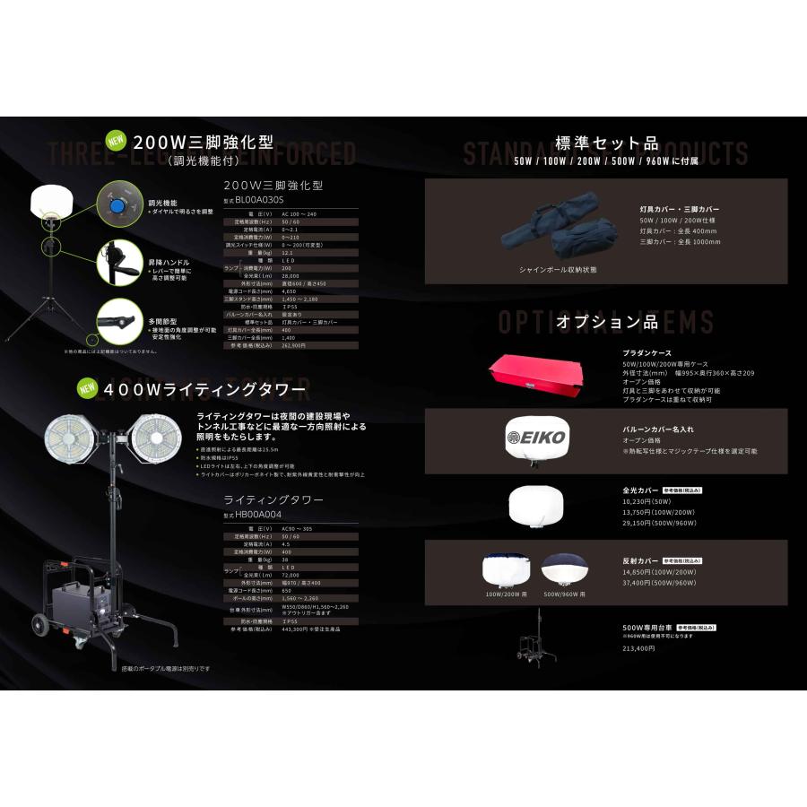 永興電機工業 EIKO (/BF) シャインボール 200W LED バルーンライト 投光器 バルーン BL00A030 : ProShop伊達 - 通販 - Yahoo!ショッピング