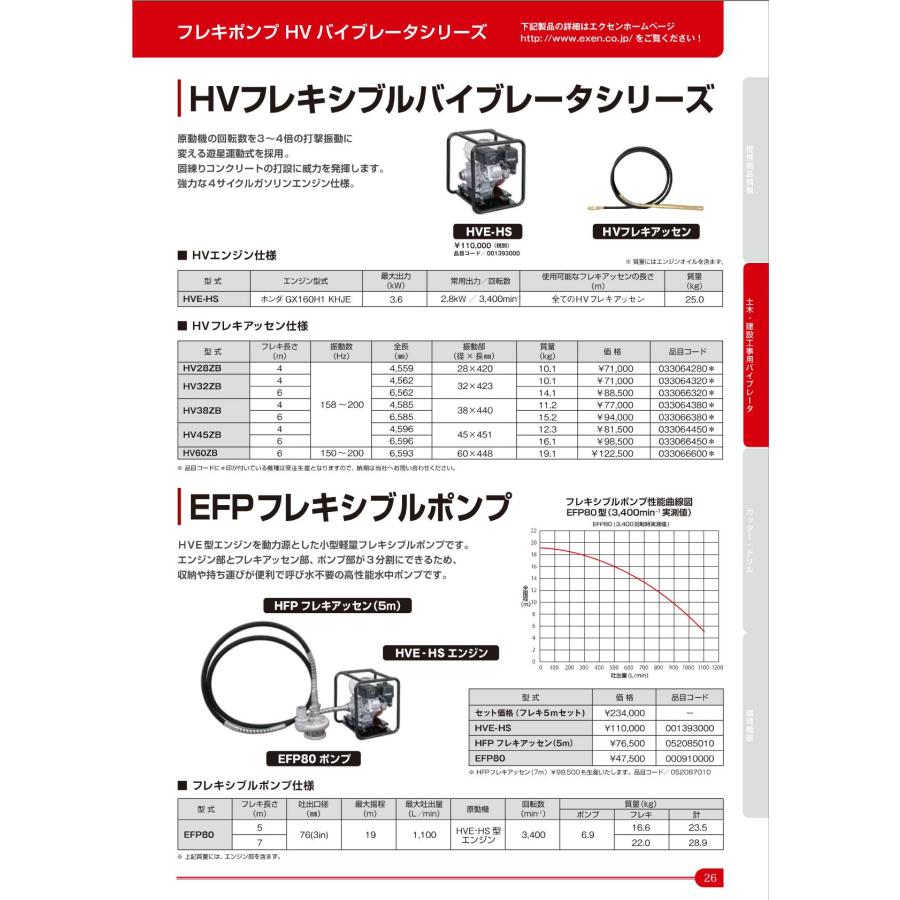 法人のみ エクセン EXEN (/AO) フレキポンプ HFPフレキ5M : ProShop伊達 - 通販 - Yahoo!ショッピング