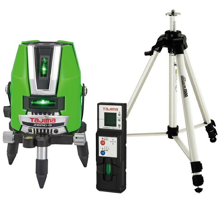 Tajima タジマ (/AN) レーザー墨出器 ZEROG ジンバルKJY 乾電池専用 受光機 三脚セット ゼロジー レーザー墨出し器 [ZEROG-KJYSET ] : ProShop伊達 ...