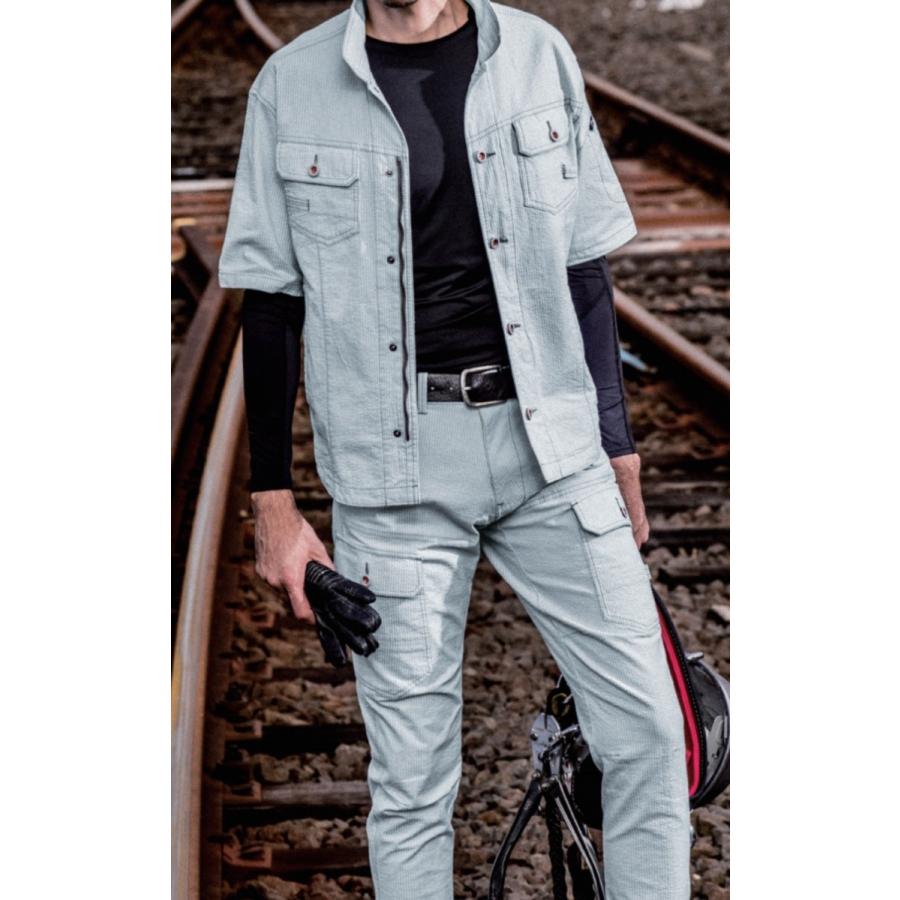 ジーベック 2254 XEBEC 春夏用 サマー 現場服 ストレッチサッカー 長袖ジャケット 伸縮性 作業服 作業着 ワークウェア ユニフォーム ブルゾン ジャンパー : 作業衣専門店 浜田 ...