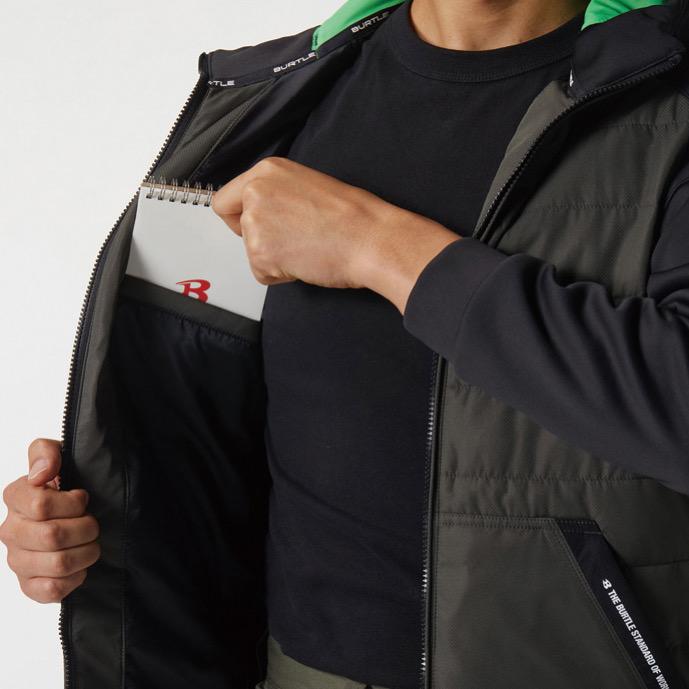 BURTLE 3210 バートル サーモクラフト対応 防寒ジャケット【服のみ単品】マイクロシェル 防風 耐久撥水 保温 ストレッチ 防寒着 作業服 作業着 : 作業衣専門店 浜田 ヘルメット ...