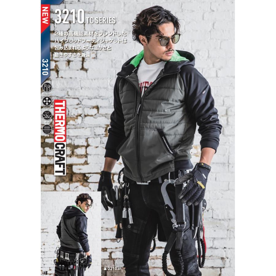 BURTLE 3210 バートル サーモクラフト対応 防寒ジャケット【服のみ単品】マイクロシェル 防風 耐久撥水 保温 ストレッチ 防寒着 作業服 作業着 : 作業衣専門店 浜田 ヘルメット ...