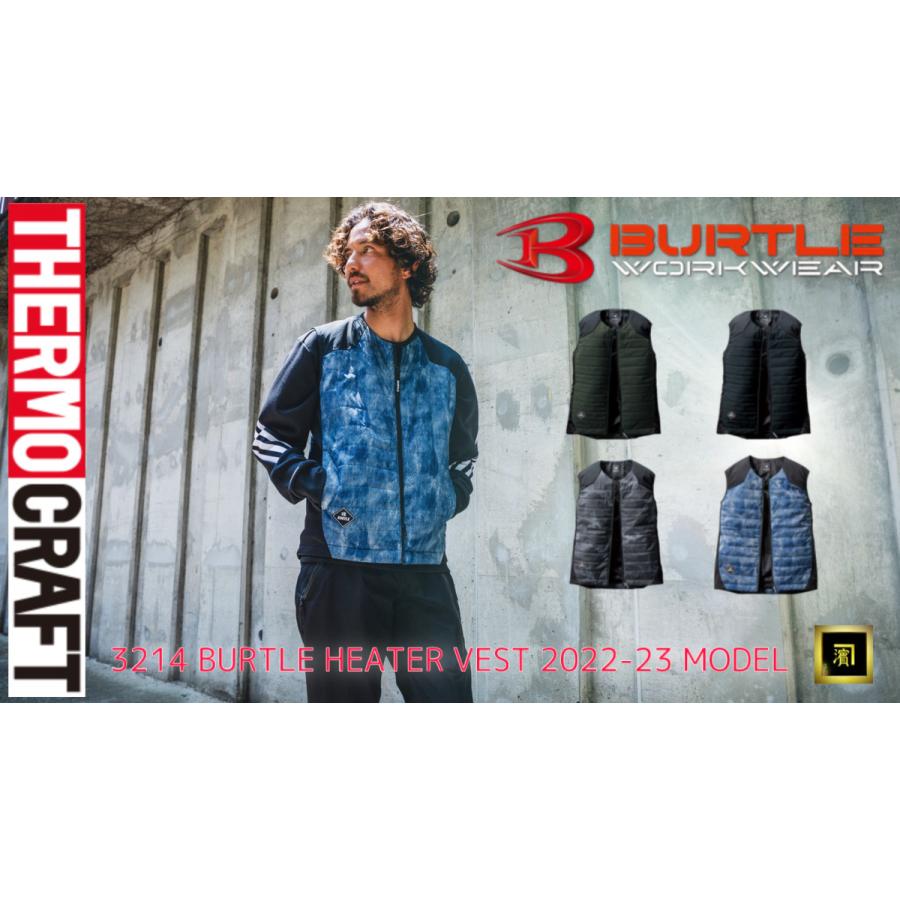 BURTLE 3214 バートル サーモクラフト対応 軽防寒ベスト 【服のみ単品】ストレッチ ベスト 防風 保温 作業服 作業着 防寒着 : 作業衣専門店 浜田 ヘルメット・作業着・空調服 ...