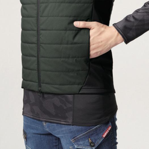 BURTLE 3214 バートル サーモクラフト対応 軽防寒ベスト 【服のみ単品】ストレッチ ベスト 軽量 撥水性 防風性 保温性 作業服 作業着 防寒着 : 作業衣専門店 浜田 ヘルメット ...